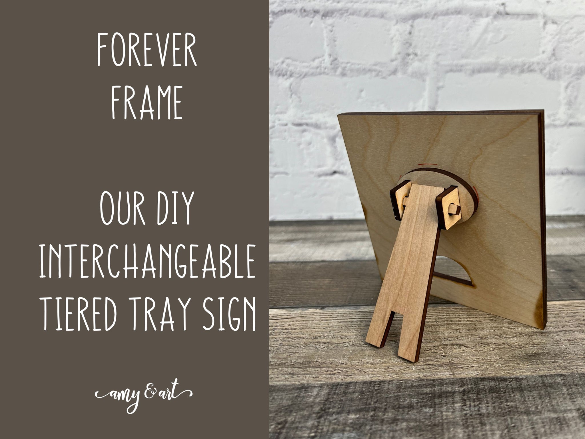 Square Forever Frame – Amy & Art Designs