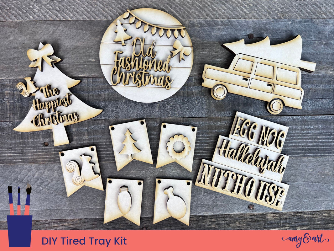 DIY Tiered Tray Kits – Amy & Art Designs